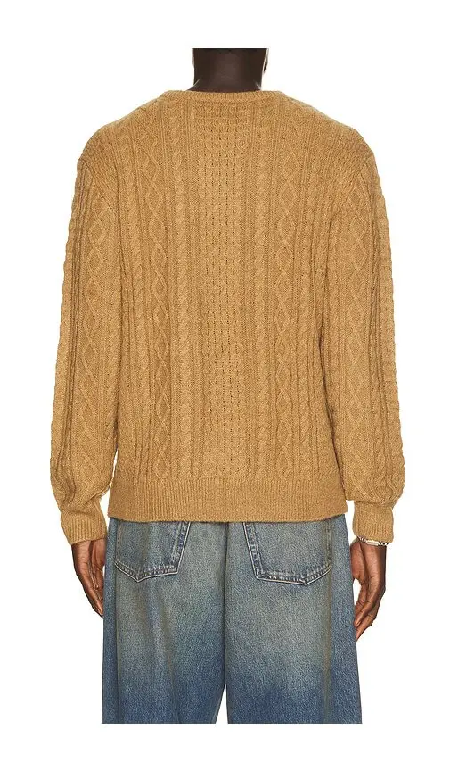 RHYTHM Mohair Fisherman's Knit Sweater