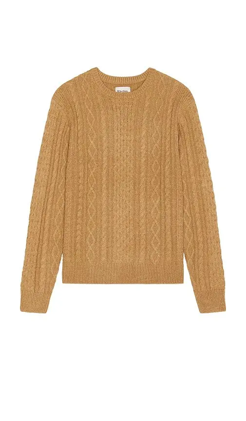 RHYTHM Mohair Fisherman's Knit Sweater