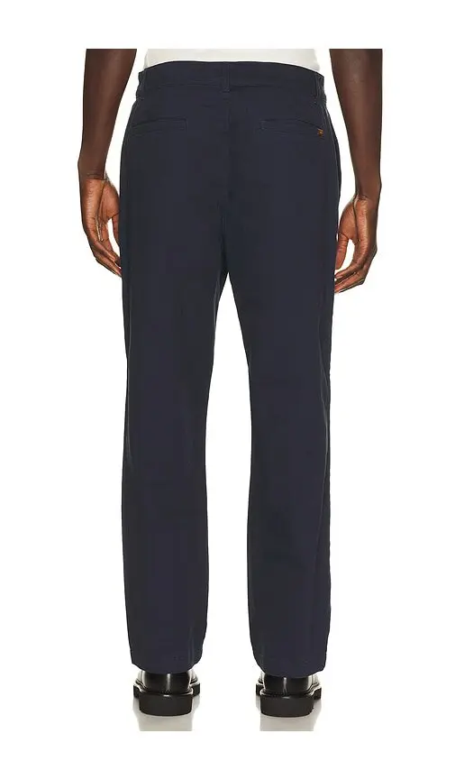 RHYTHM Twill Pressed Trouser In Blue