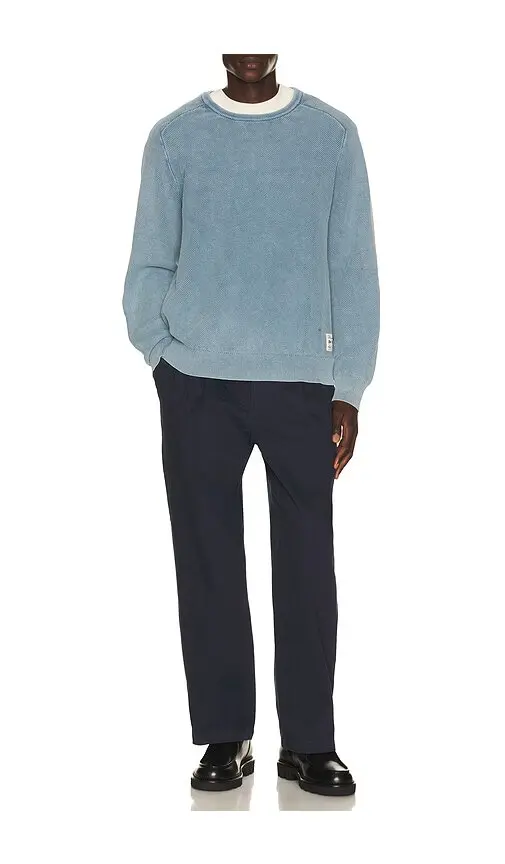 RHYTHM Twill Pressed Trouser In Blue