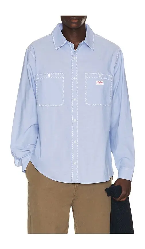MALBON Benchmark Shirt In Blue
