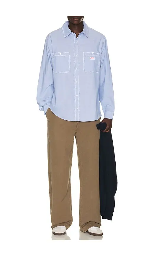 MALBON Benchmark Shirt In Blue