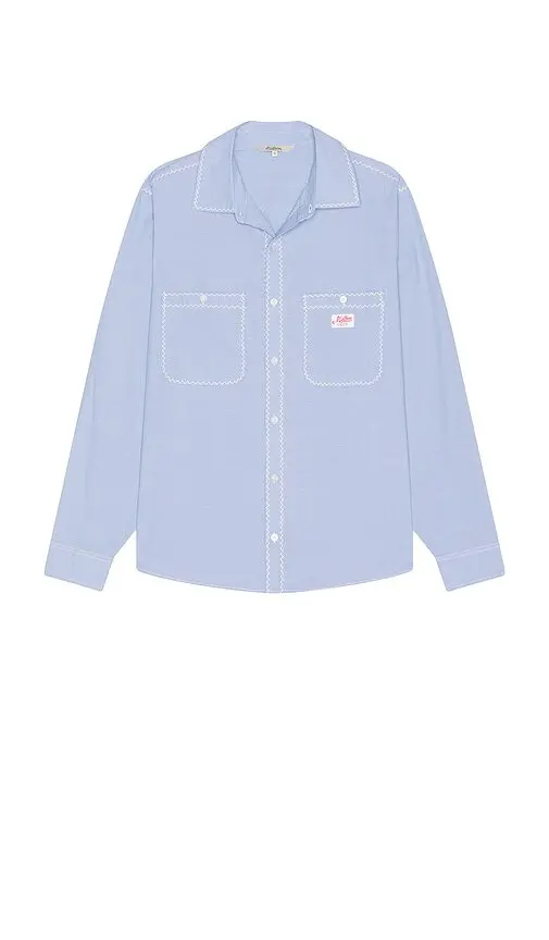 MALBON Benchmark Shirt In Blue