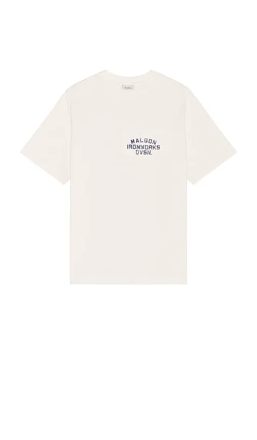 MALBON Vista Ironworks Tee In White