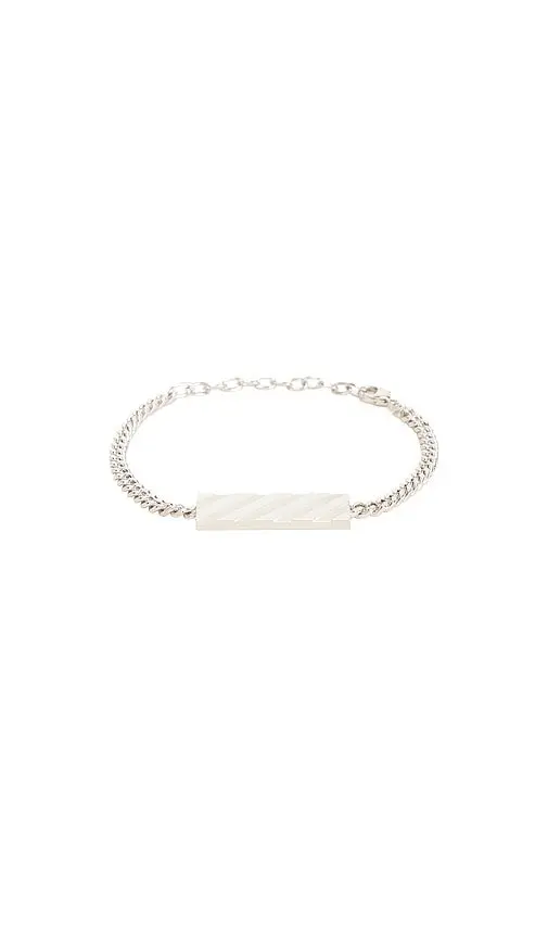 Off-White Diag Bracelet In Metallic
