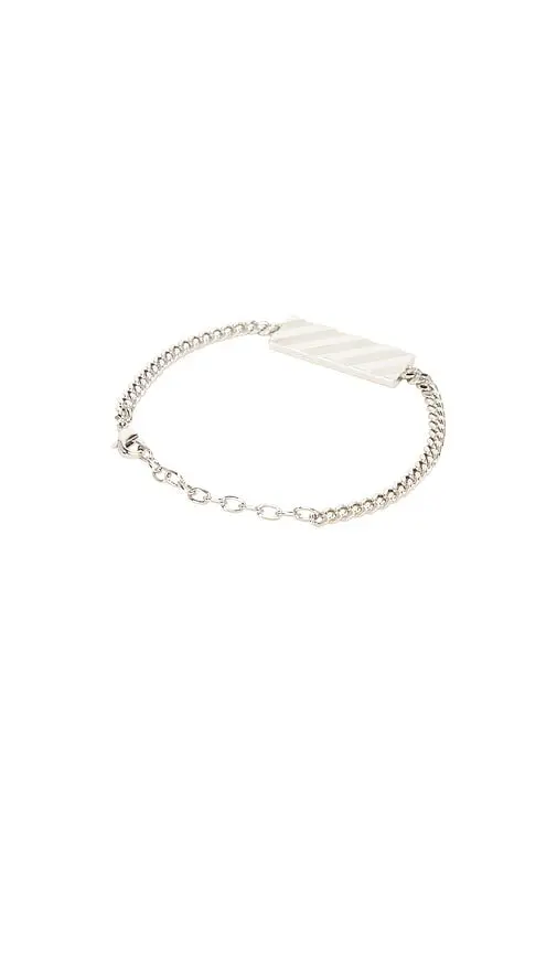 Off-White Diag Bracelet In Metallic