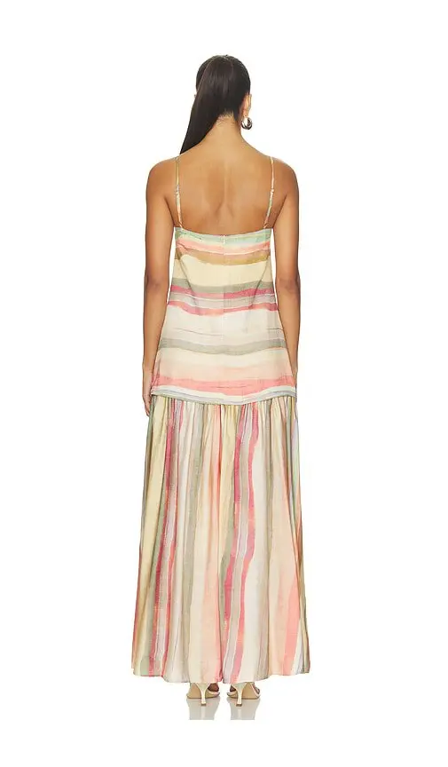 CURAAE BY ELLIATT Zala Maxi Dress In Pink