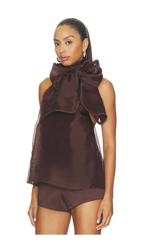 Retrofete Indira Top - Tobacco