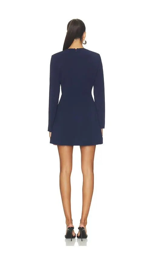 ELLIATT Leonara Long Sleeved Mini Dress In Navy