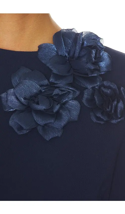 ELLIATT Leonara Long Sleeved Mini Dress In Navy