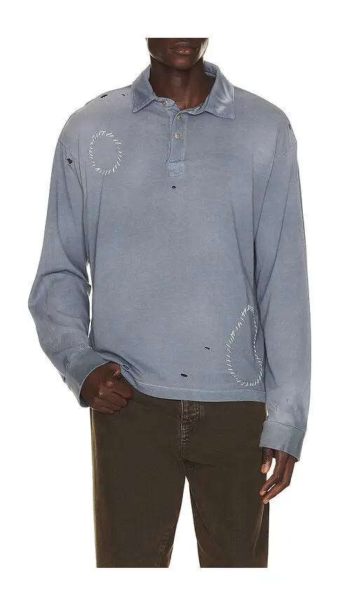 STRIKE OIL Thrashed Rugby Polo