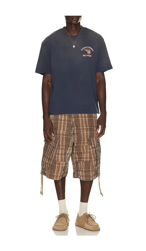 NAHMIAS Rec League Boxy Tee In Blue