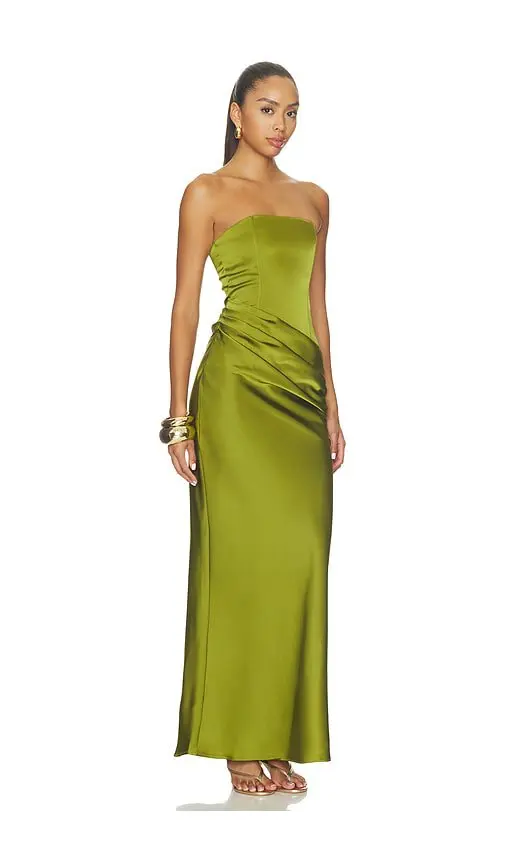 MORE TO COME Meriah Strapless Gown