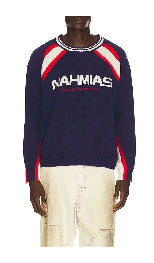 NAHMIAS Miracle Sportswear Sweater In Blue