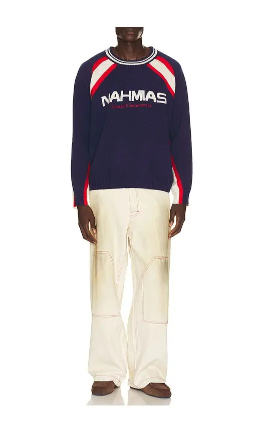 NAHMIAS Miracle Sportswear Sweater In Blue