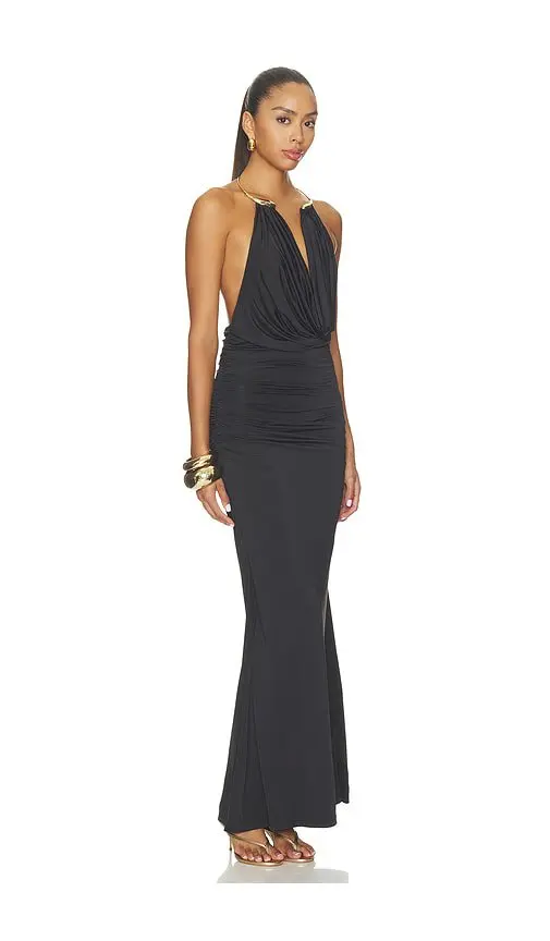 Superdown Delanee Halter Maxi Dress