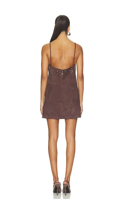 UNDERSTATED LEATHER Saddle Up Slip Dress