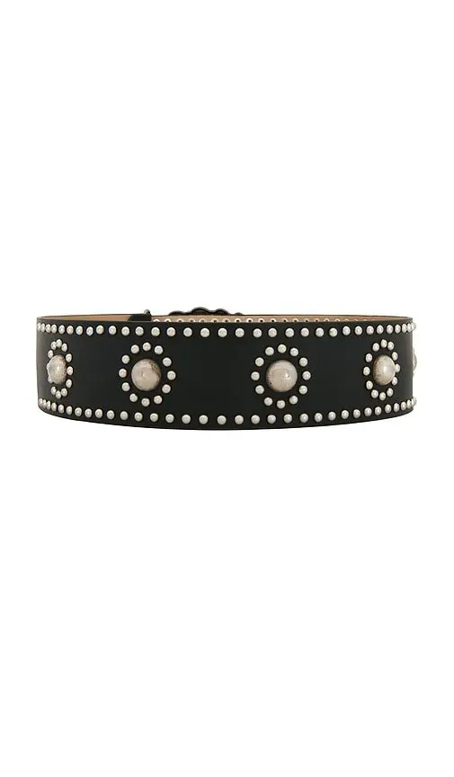 UNDERSTATED LEATHER Oversized Buckle Belt