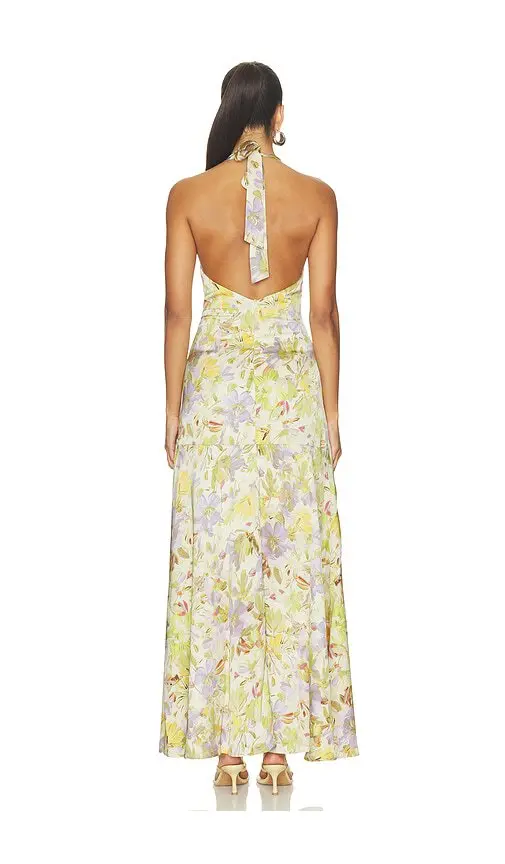 LOVERS AND FRIENDS Madison Gown In Yellow