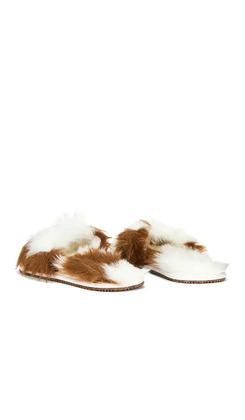 CASA CLARA Montana Slippers In Brown