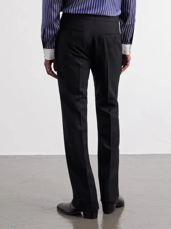 TOM FORD Slim-leg Wool-twill Trousers