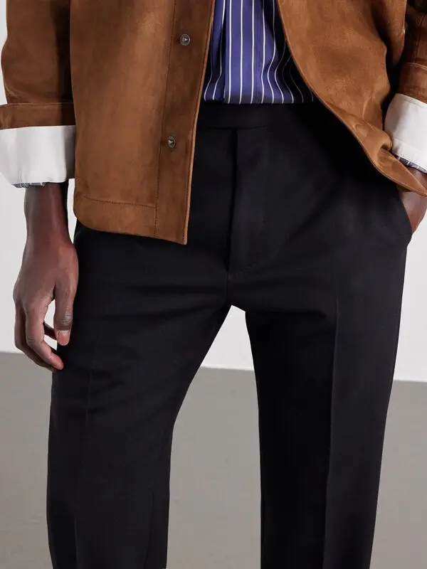 TOM FORD Slim-leg Wool-twill Trousers