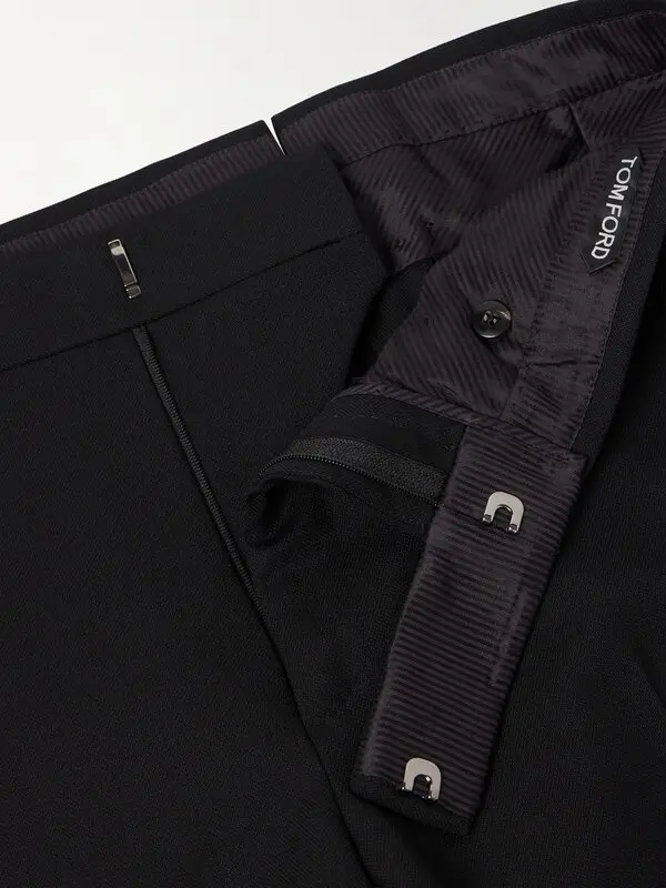 TOM FORD Slim-leg Wool-twill Trousers