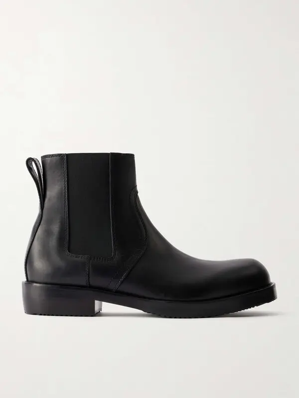 Dries Van Noten Leather Chelsea Boots