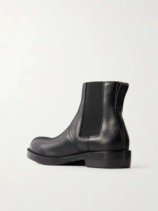 Dries Van Noten Leather Chelsea Boots