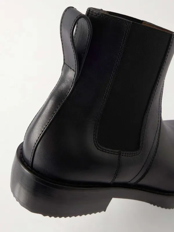 Dries Van Noten Leather Chelsea Boots