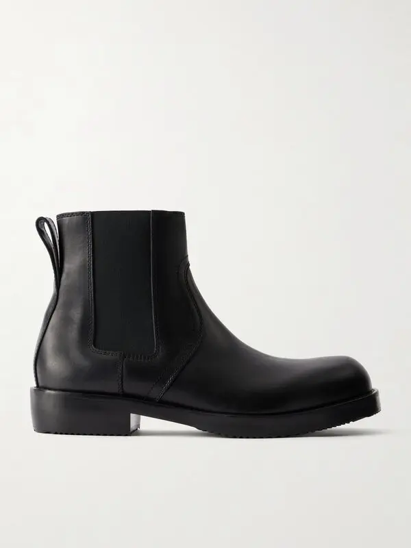 Dries Van Noten Leather Chelsea Boots
