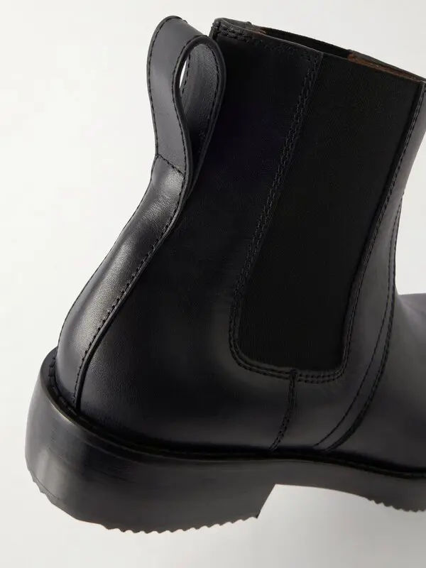 Dries Van Noten Leather Chelsea Boots