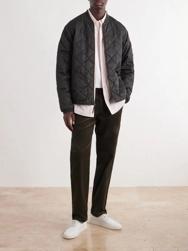 Mr P. Slim-fit Straight-leg Cotton-corduroy Trousers