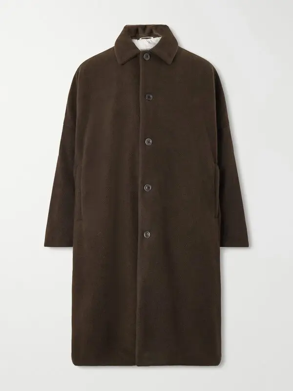 CASEY CASEY Big Blobby Brushed Cashmere Coat