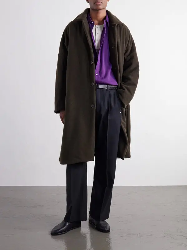 CASEY CASEY Big Blobby Brushed Cashmere Coat