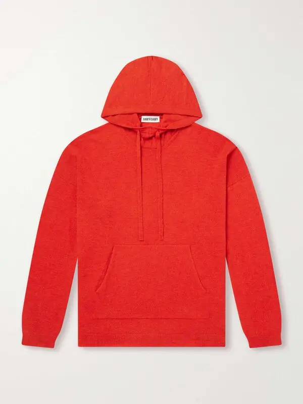 CASEY CASEY Knitted Hoodie - Red