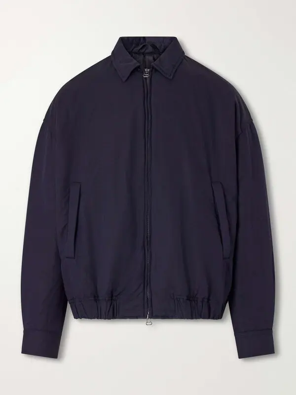 CASEY CASEY Meaux Cotton And Linen-blend Zip-up Jacket