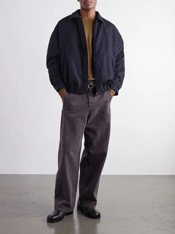 CASEY CASEY Meaux Cotton And Linen-blend Zip-up Jacket