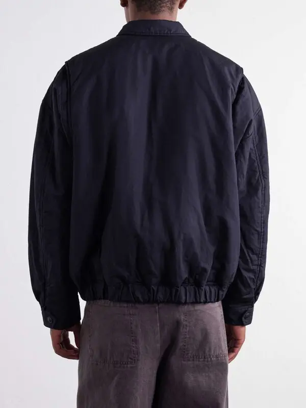 CASEY CASEY Meaux Cotton And Linen-blend Zip-up Jacket