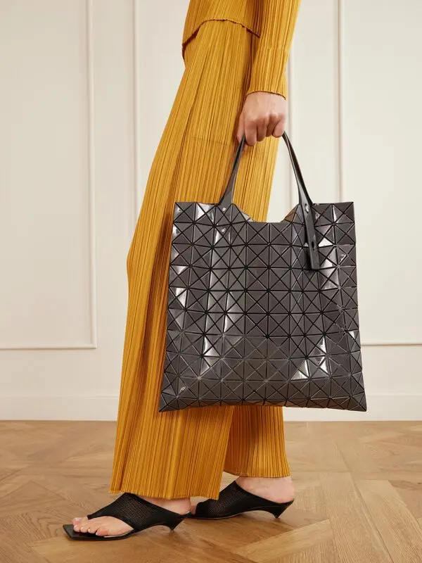 Issey Miyake Gloss Rubber Tote - Gray