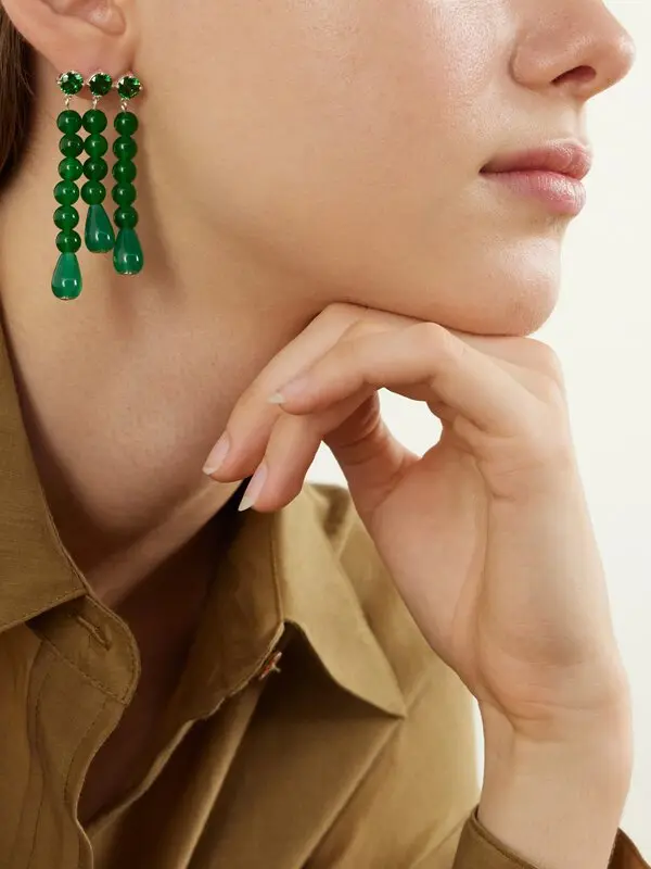 Completedworks Weeping Willow Earrings - Green