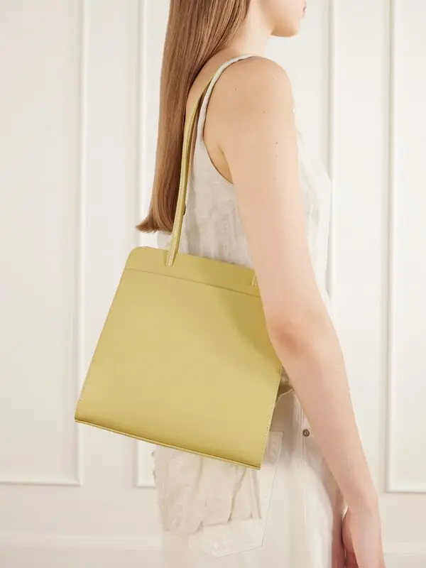 FANE Lisse Patent-leather Shoulder Bag
