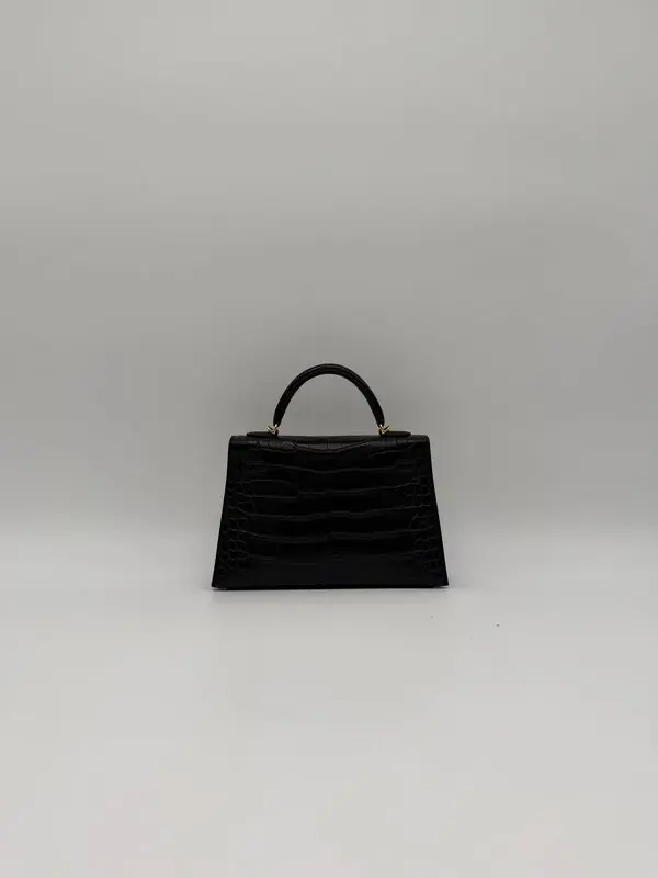 Hermès Mini Kelly Matte Alligator Gold Hardware