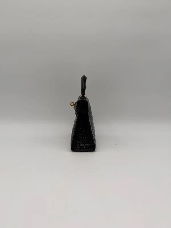 Hermès Mini Kelly Matte Alligator Gold Hardware