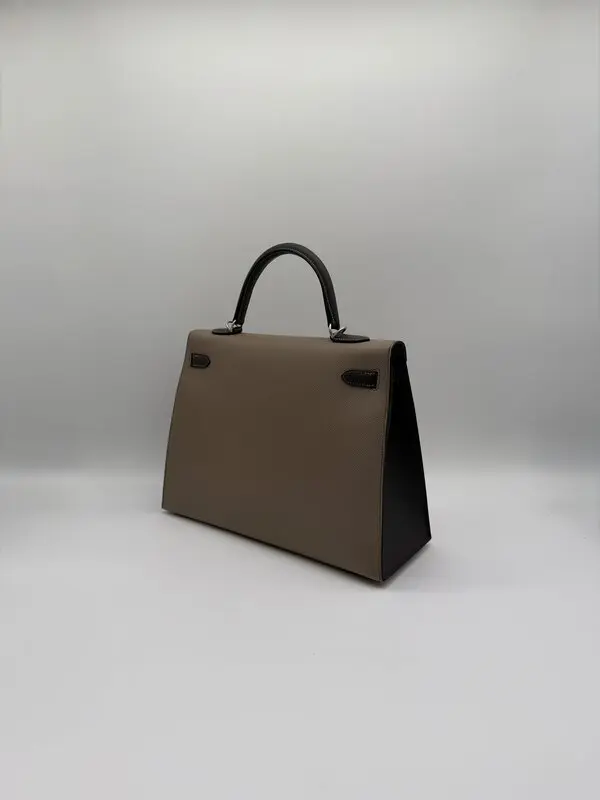Hermès Kelly Hss Gris Asphalte/ Graphite Epsom Brushed Palladium Hardware