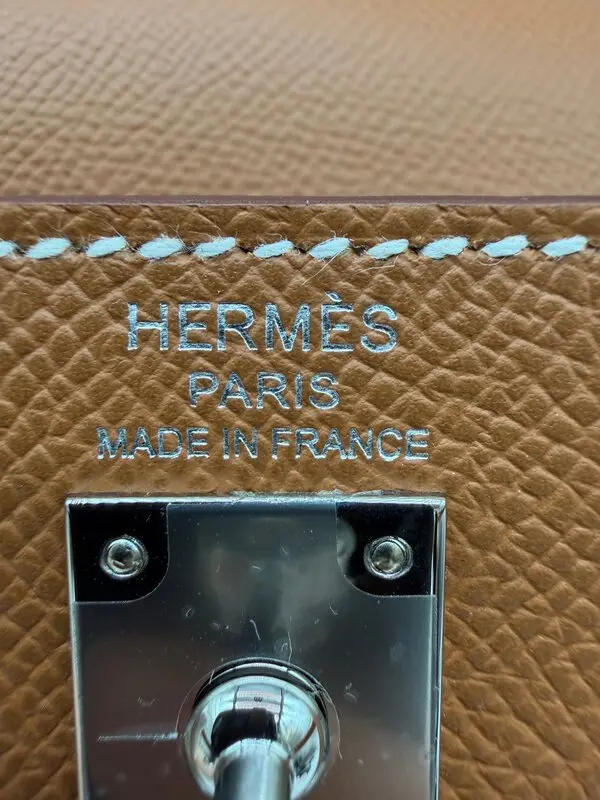 Hermès Kelly Gold Epsom Palladium Hardware