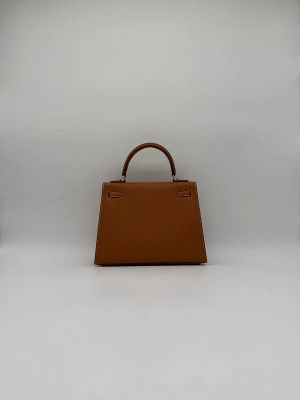 Hermès Kelly Gold Epsom Palladium Hardware