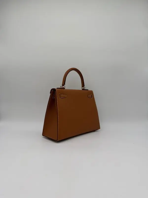 Hermès Kelly Gold Epsom Palladium Hardware