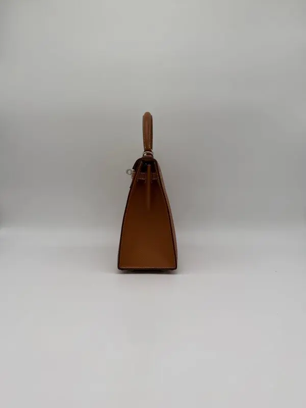 Hermès Kelly Gold Epsom Palladium Hardware