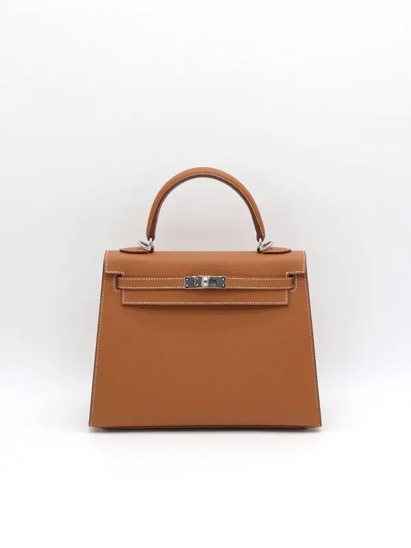 Hermès Kelly 25cm Epsom Leather Handbag - Brown